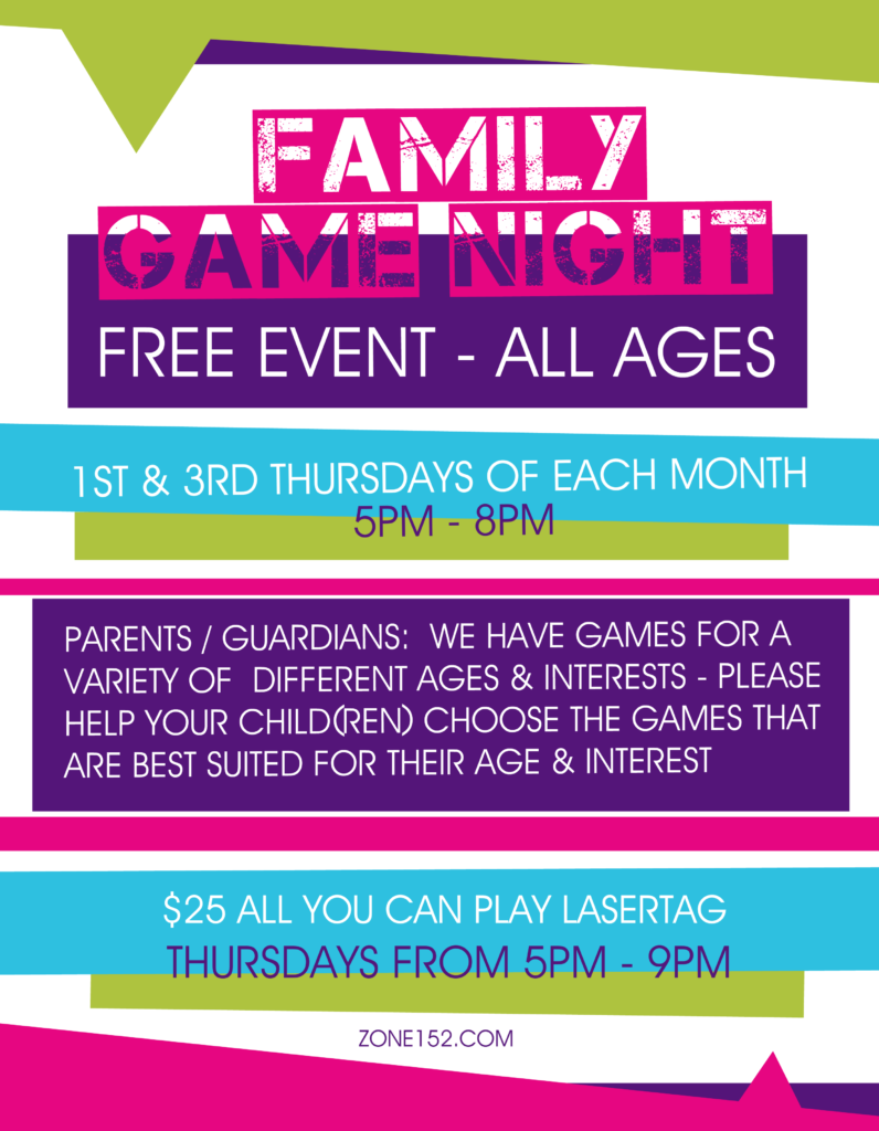 Family Game Night Poster 2 – A Bit Over the Top